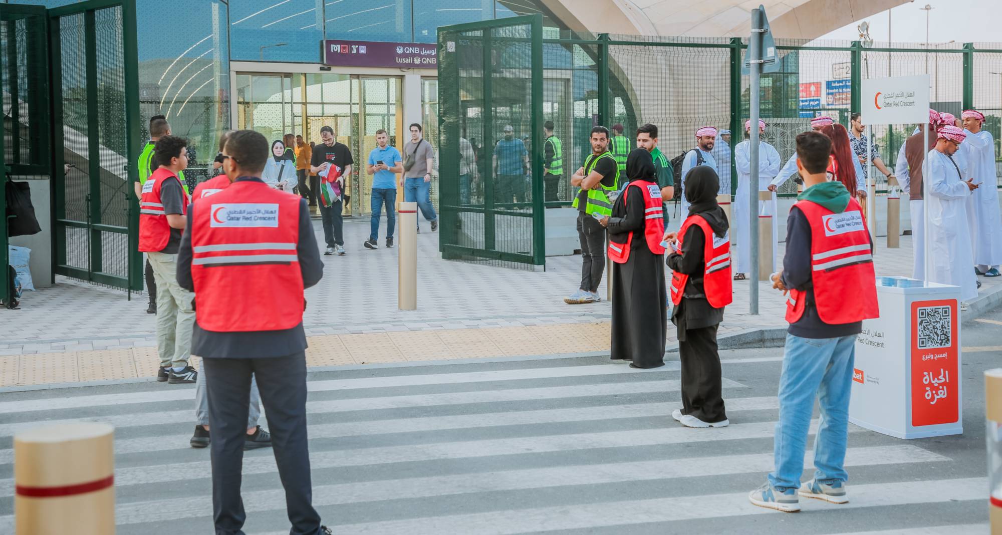 QRCS, talabat promote solidarity with Gaza during FIFA Arab Cup Qatar 2025