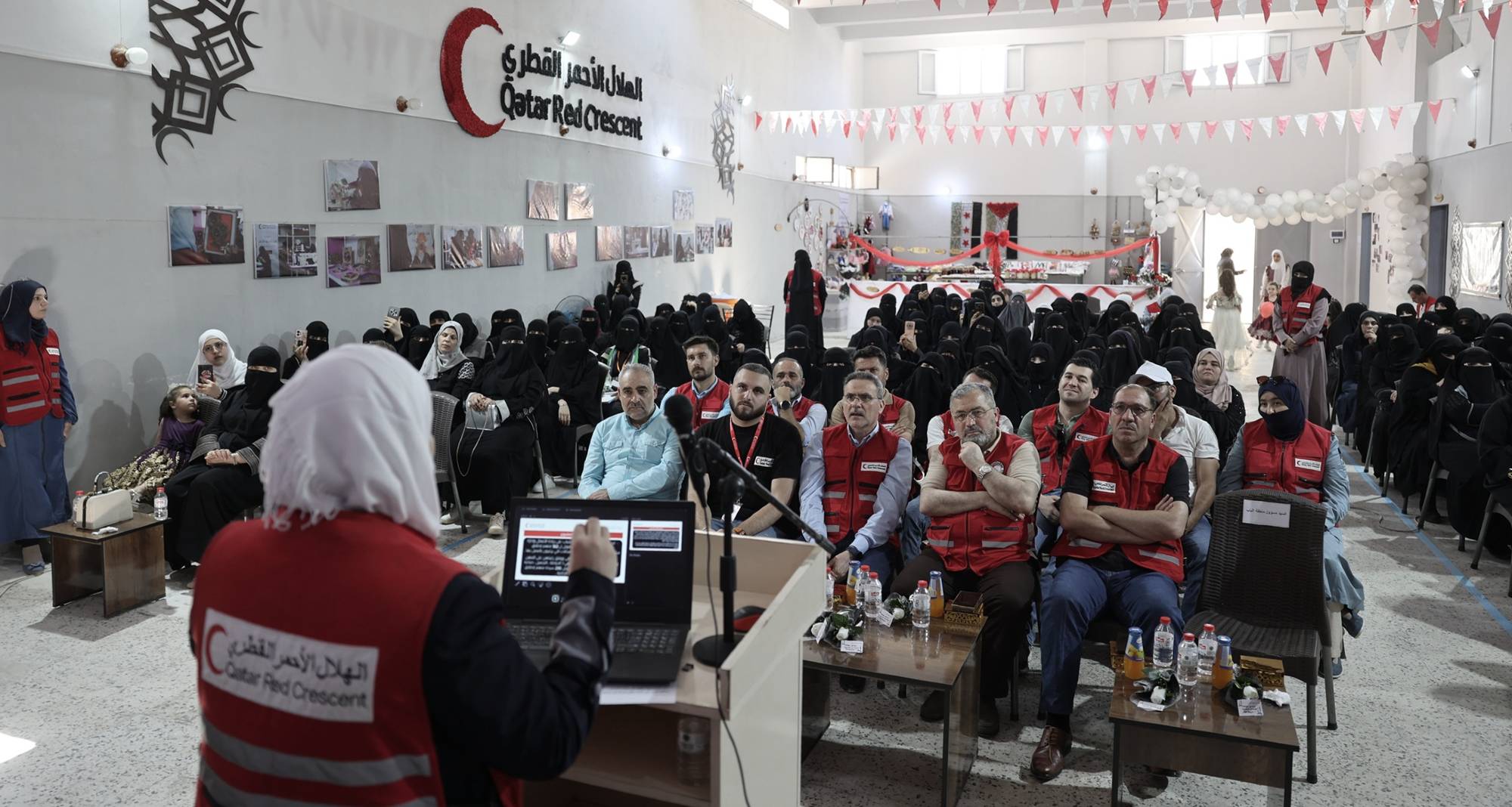 QRCS concludes livelihood project for widows, displaced families in Syria
