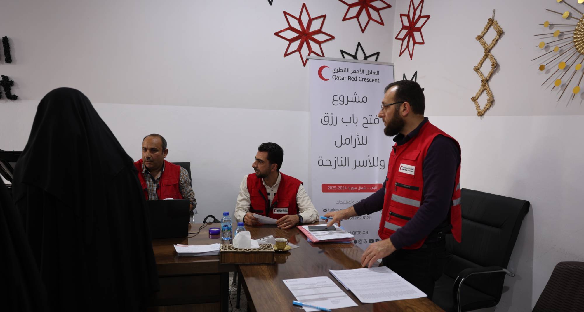QRCS secures livelihoods for widows, displaced families in Syria